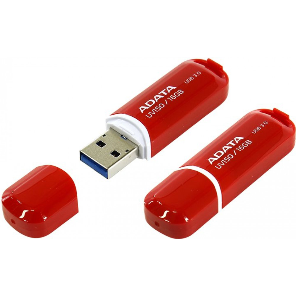 ADATA USB FLEŠ 16GB USB 3.0 CRVENI, AUV150-16G-RRD