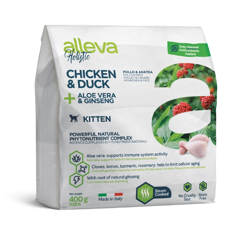 Alleva Cat Kitten Holistic Chicken&Duck 1.5KG
