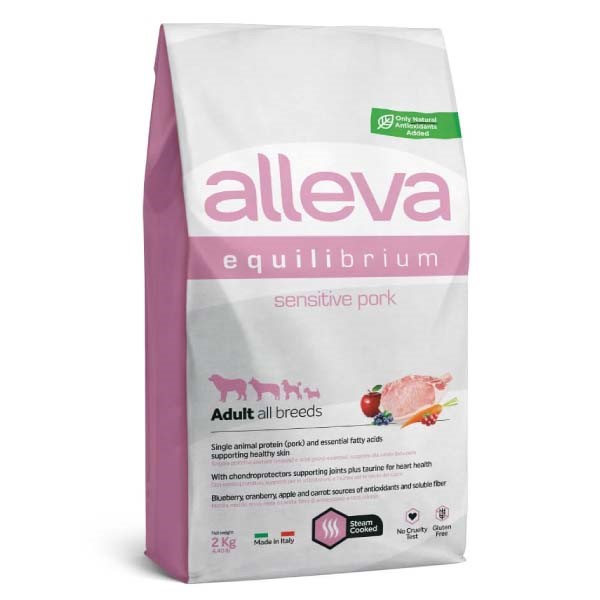 Alleva Dog Adult All Equilibrium Sensitive Pork 2KG