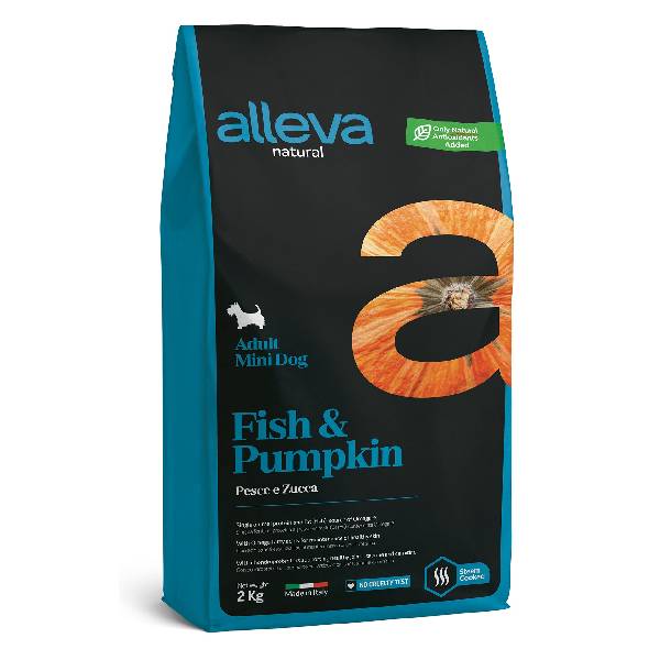 Alleva Dog Adult Mini Natural Fish&Pumpkin 2KG