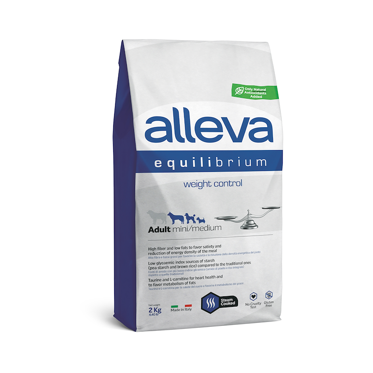 Alleva Dog Adult Mini&Medium Equilibrium Weight Control 2KG