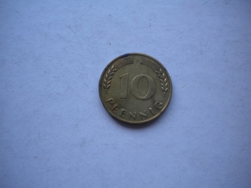 10 PFENNIG 1950J - NEMACKA