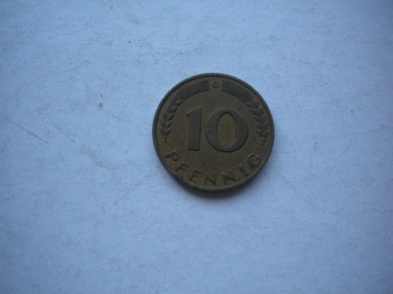 10 PFENNIG 1950G - NEMACKA