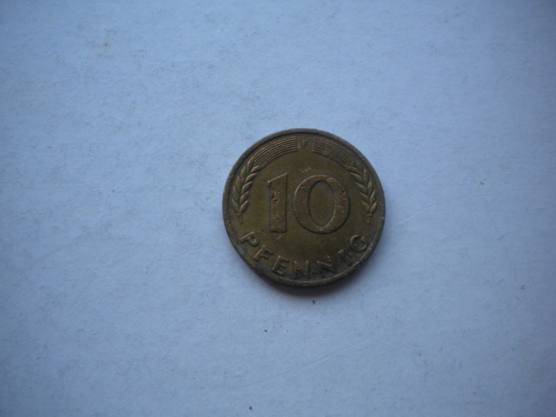 10 PFENNIG 1950F - NEMACKA