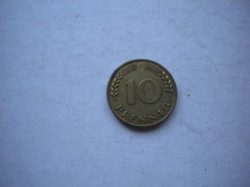 10 PFENNIG 1966J - NEMACKA