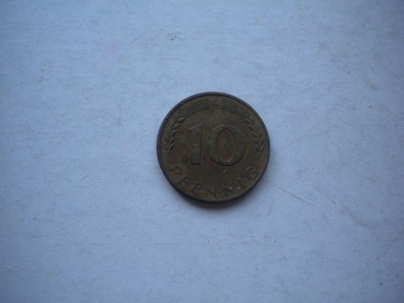 10 PFENNIG 1970G - NEMACKA