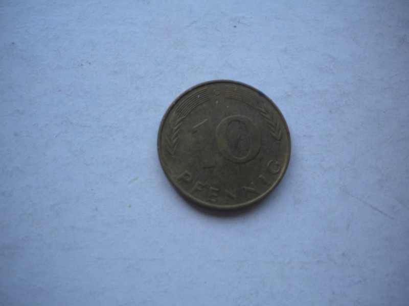 10 PFENNIG 1972G - NEMACKA