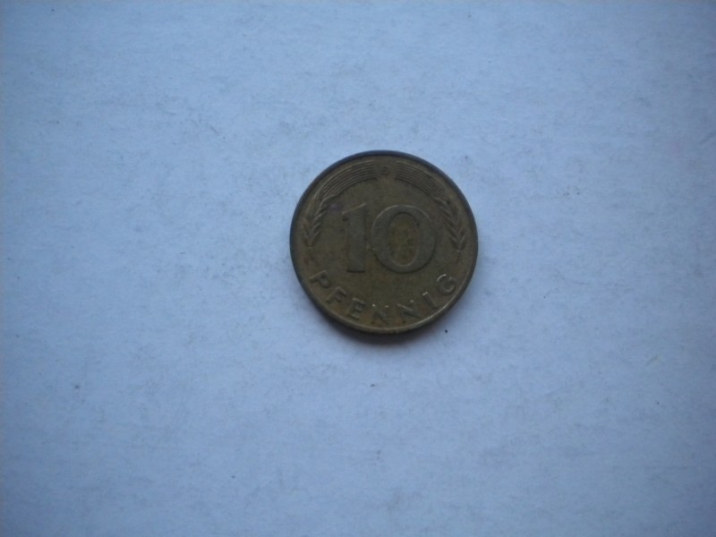 10 PFENNIG 1976D - NEMACKA