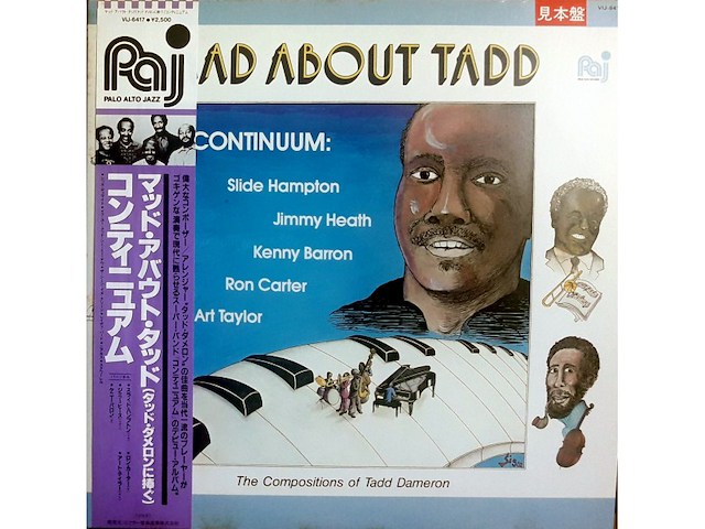 LP: CONTINUUM - MAD ABOUT TADD (PROMO JAPAN PRESS)
