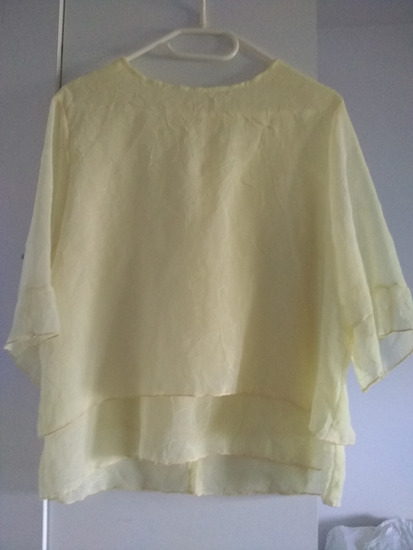 Bluza-prirodna svila -rucni rad