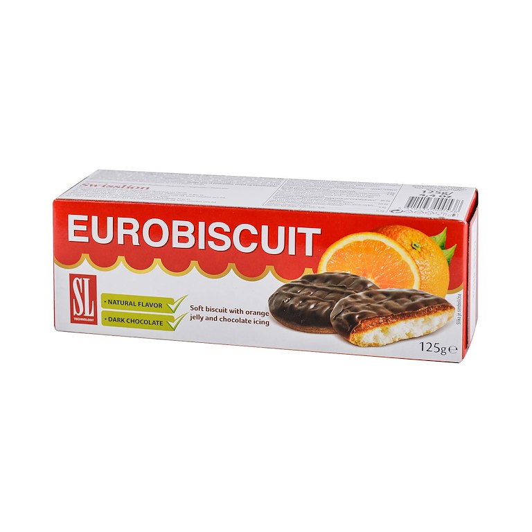 Eurobiscuit biskvit 125g Swisslion