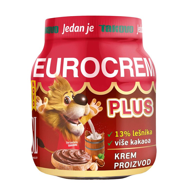 Eurokrem kakao lešnik 13% plus 700g sl eurokrem
