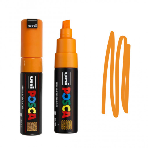 Uni Posca Paint Marker Pen PC-8K - BRIGHT YELLOW