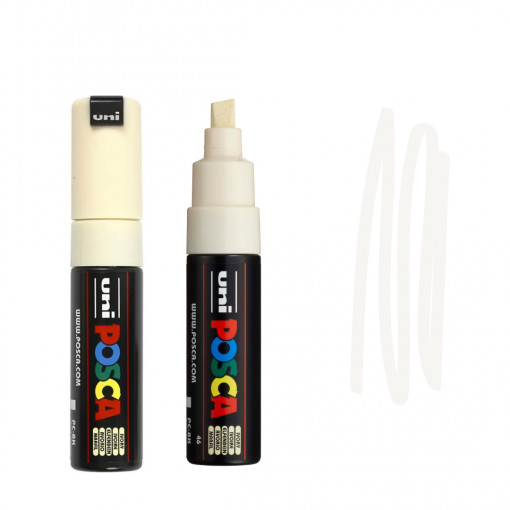 Uni Posca Paint Marker Pen PC-8K - Ivory