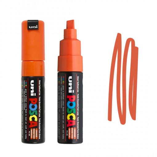 Uni Posca Paint Marker Pen PC-8K - Orange