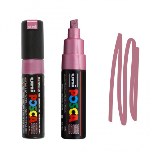 Uni Posca Paint Marker Pen PC-8K - METALLIC Rose