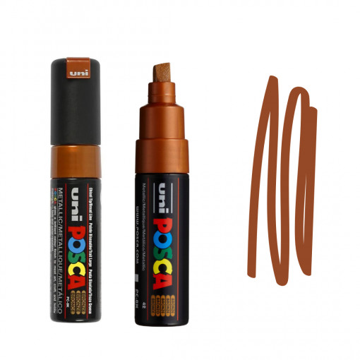Uni Posca Paint Marker Pen PC-8K - Bronze