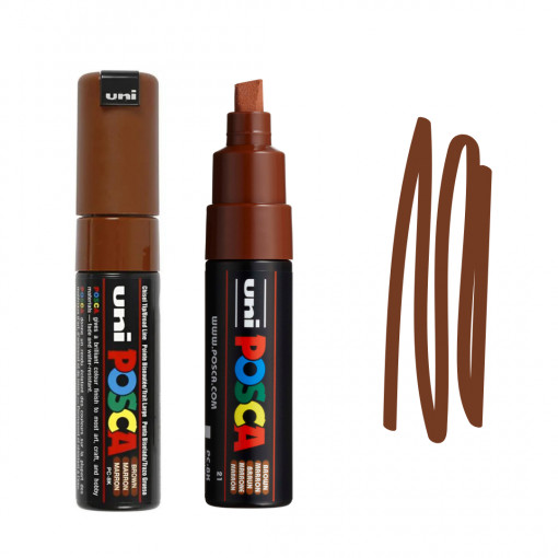 Uni Posca Paint Marker Pen PC-8K - Brown