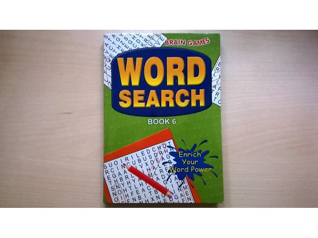 WORD SEARCH book 6- brain games osmosmerke