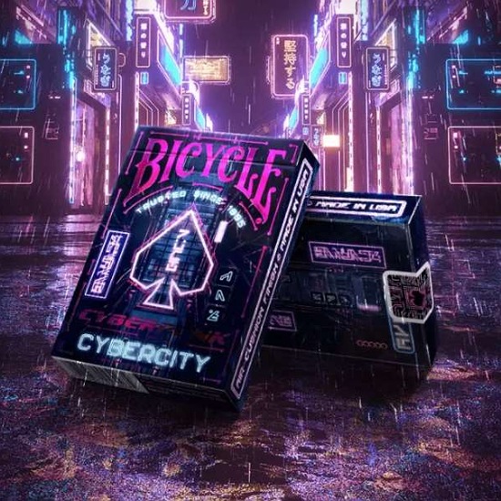 Karte Bicycle Cyberpunk Cyber City
