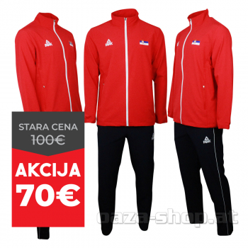 Zip trenerka SRB PEAK crvena