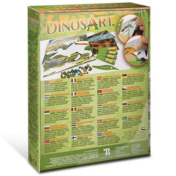 DinosArt Pesak i folija Art - Kreativni set 15011