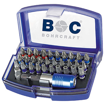 Bohrcraft set bitova 1/4" sa držačem 32-delni PB32 69001430031