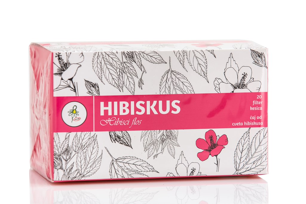 Filter čaj od cveta hibiskusa 20 kesica IPLB Dr Josif Pančić