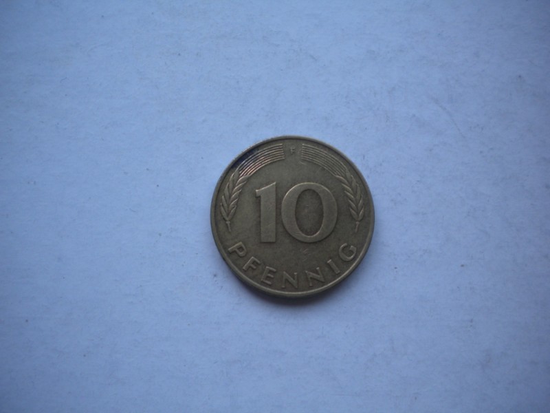 10 PFENNIG 1978F - NEMACKA