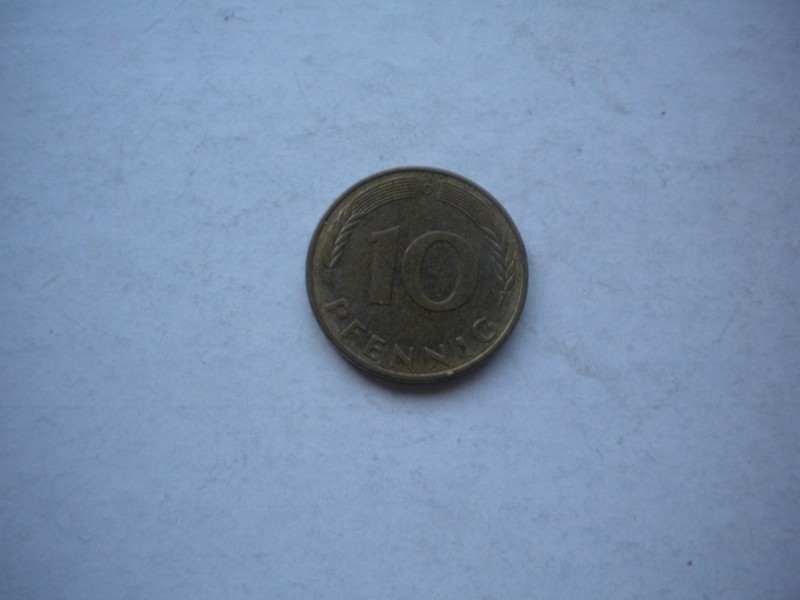 10 PFENNIG 1978D - NEMACKA