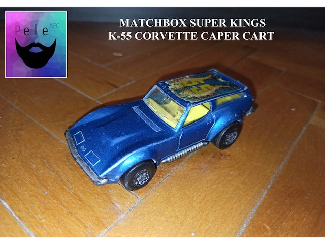 Matchbox SuperKings K-55 Corvette Caper Cart