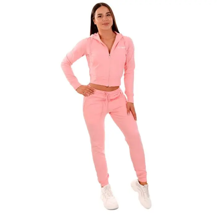 Ženski duks TRN Zip-Up Pink - GymBeam