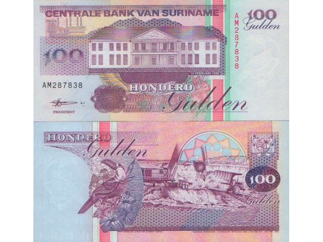 Suriname SURINAME 100 Gulden 1998 UNC, P-139