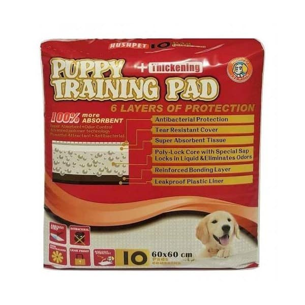 Hush Puppy training pad (pelene) 60x60cm 10 kom