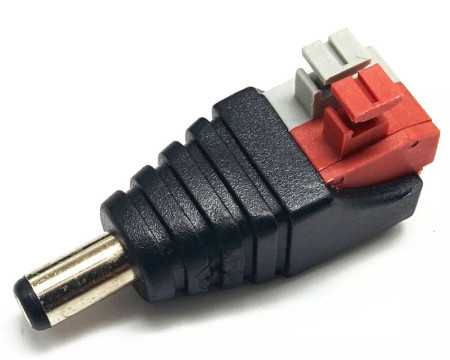 Cerberus konektor DC(M) 12V terminal klip (pak 5kom)