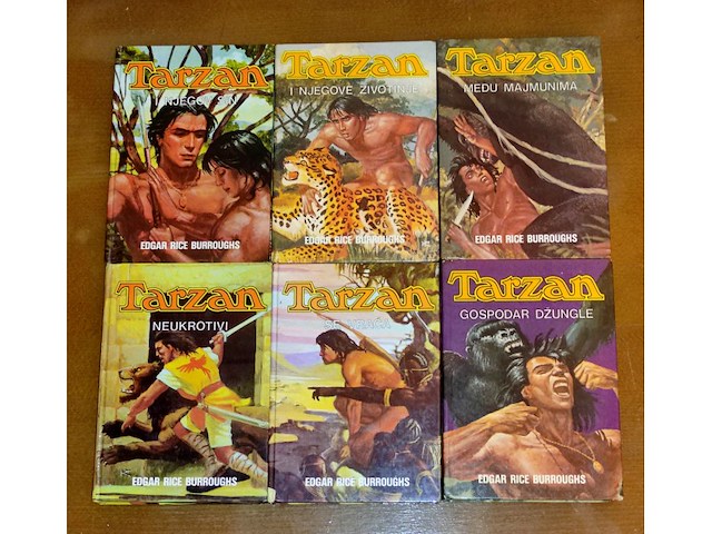 TARZAN - Edgard Rice Burroughs - komplet 1-6