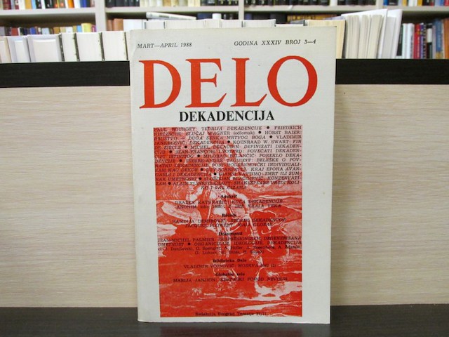 DEKADENCIJA - časopis DELO 1988.