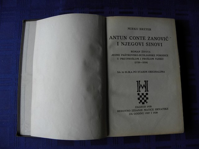 Antun conte Zanović i njegovi sinovi