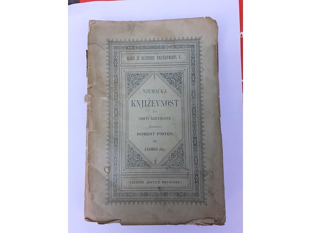 Njemačka književnost - Robert Pinter - 1897. g.