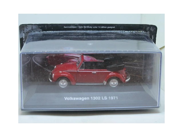 1:43 IXO/altaya VW buba cabriolet