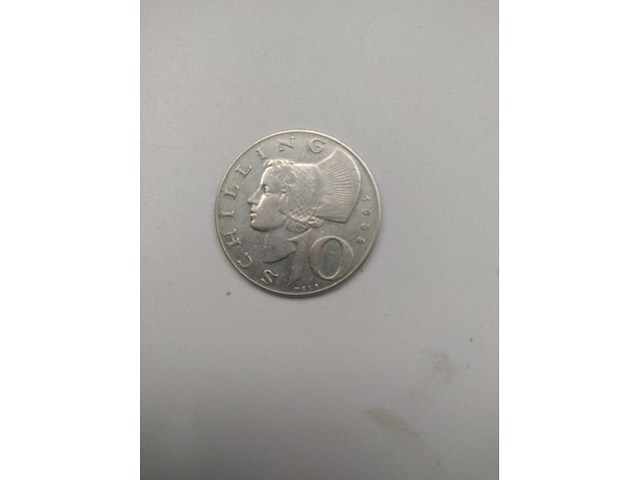 10 šilinga Austrija, 1958.