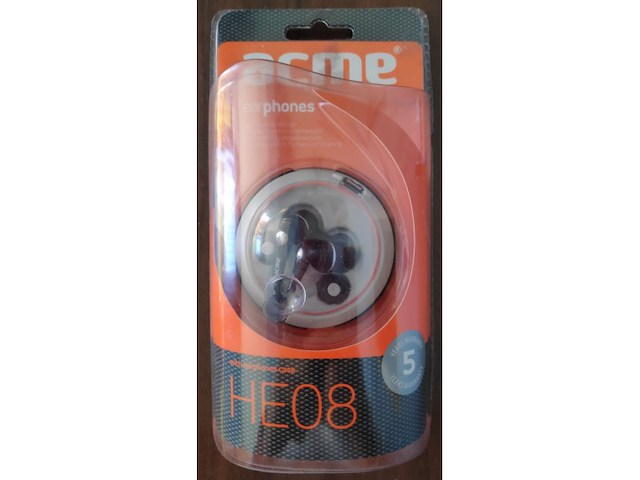 ACME HE08 audio slušalice 3.5mm (NOVO)