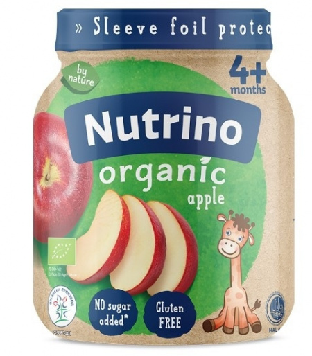 Nutrino ORGANIC pire od voća jabuka 125g