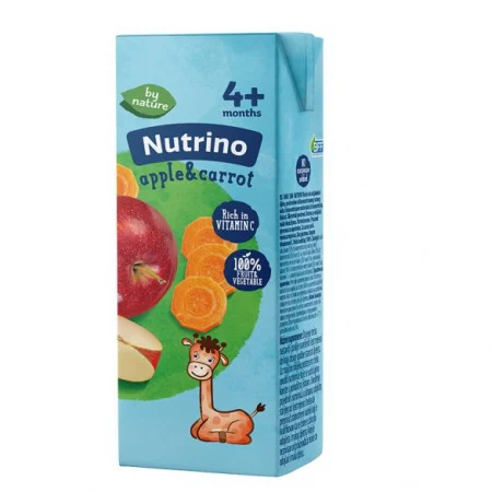 Nutrino sokić jabuka i šargarepa 200ml