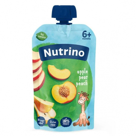 Nutrino voćni pire jabuka,kruška,breskva 100g