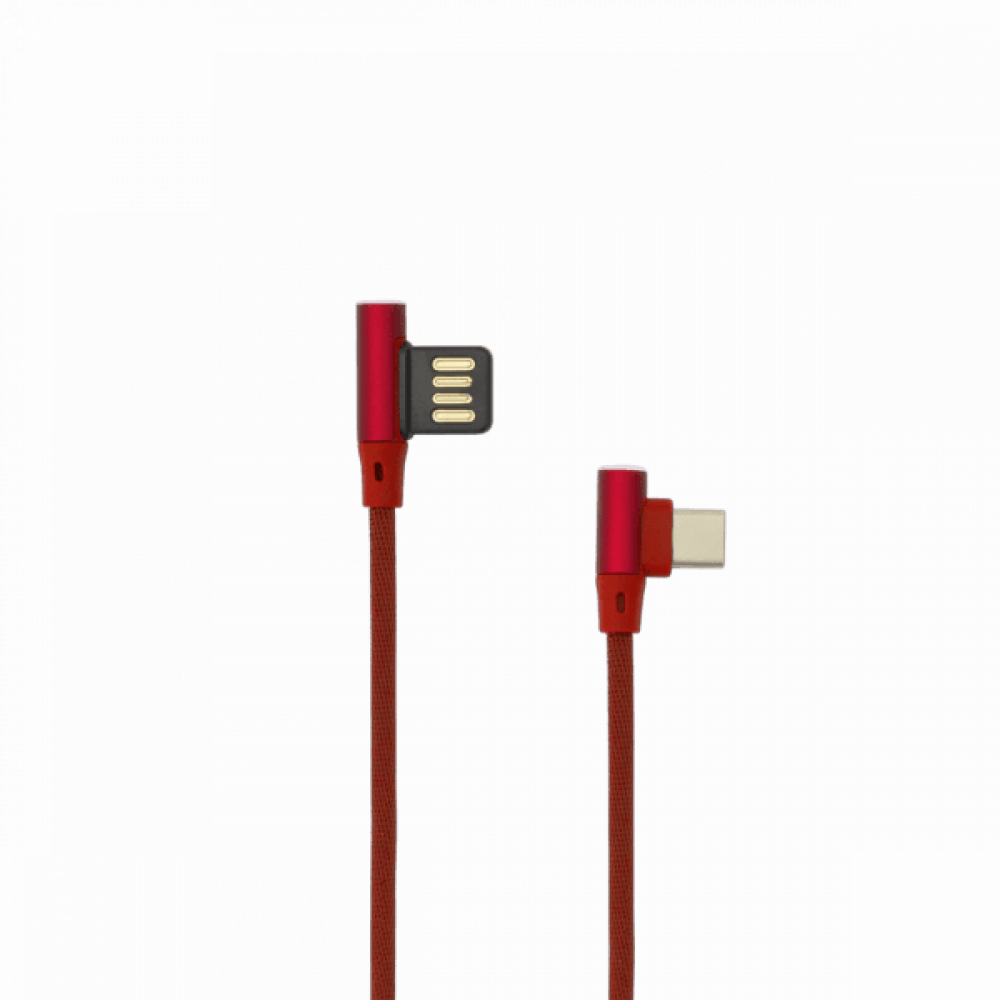 S BOX Kabl USB A / Type C 90 1,5 m, Red