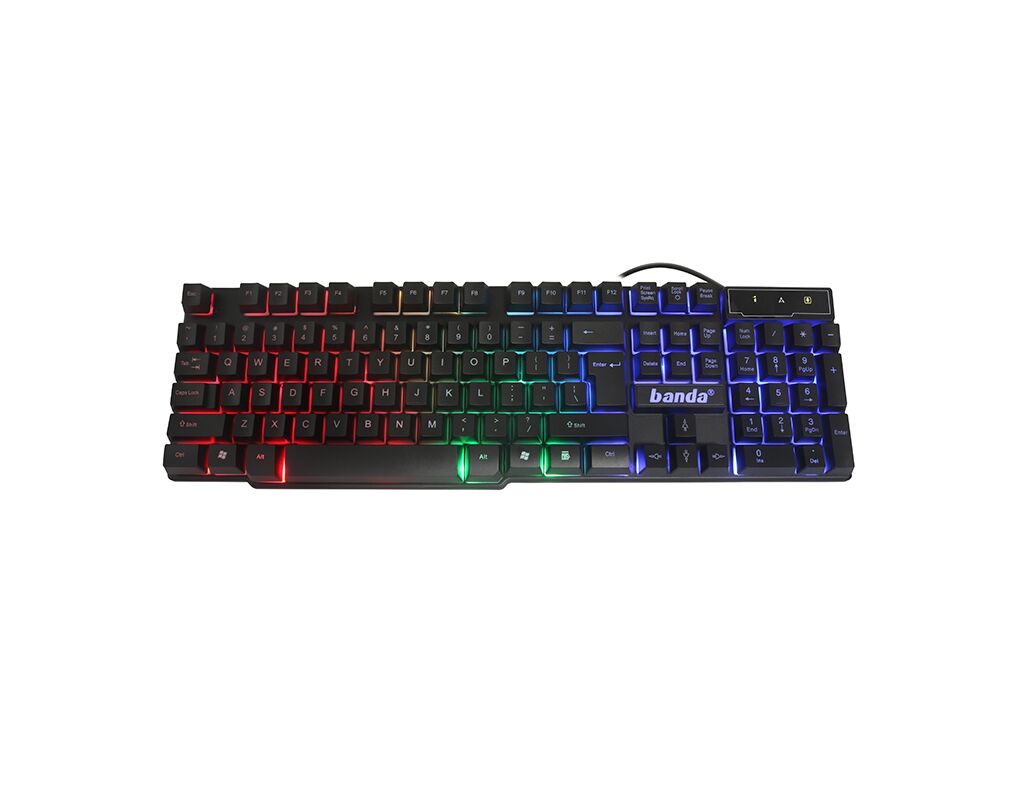 Tastatura gejmerska zicna crna V3 BANDA (MS)