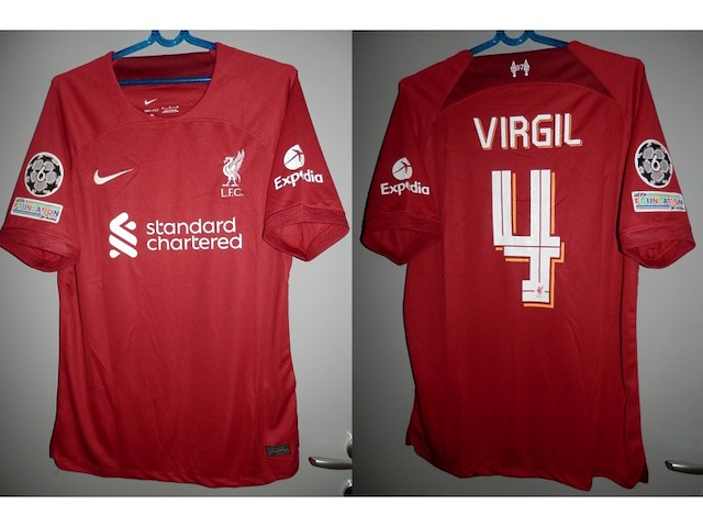 Liverpool dres 2022-23 Virgil Van Dijk 4