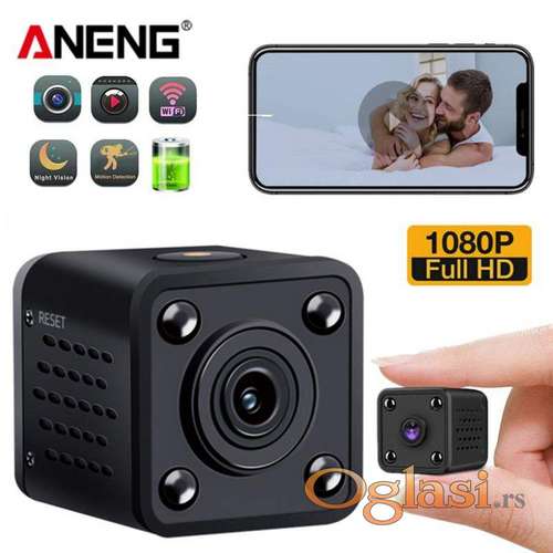 Spijunska mini kamera Q9 Ip Wifi Spy Camera 1080P Nocni mod