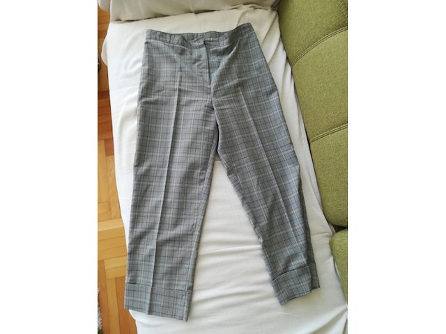 Karirane 7/8 pantalone